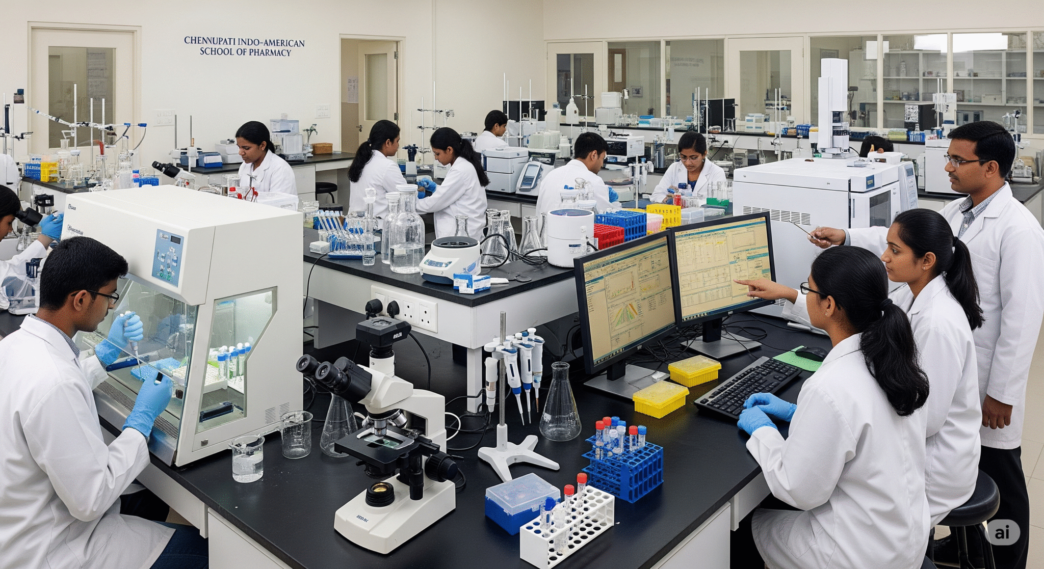 Academic Laboratories – Chennupati Indo – American School of Pharmacy